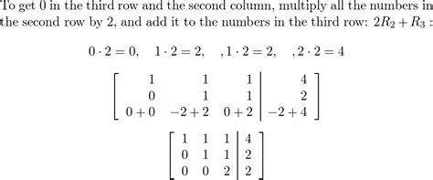 solve each system of equations using matrices use gaussian quizlet
