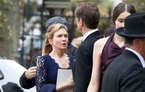 Renee Zellweger Colin Firth Continue Filming Bridget Joness Baby