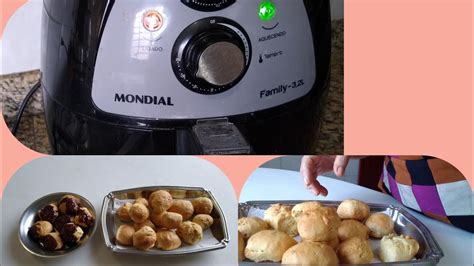 BOLINHOS De CHUVA Na AIRFRYER YouTube