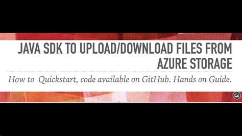Azure Blob Storage Example Java Dandk Organizer