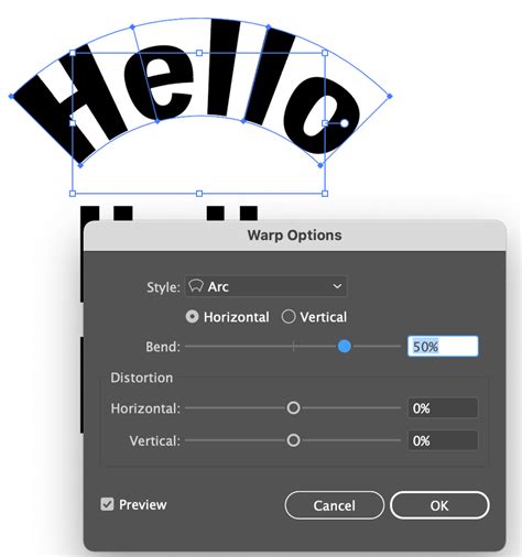 2 Quick Easy Ways To Warp Text In Adobe Illustrator