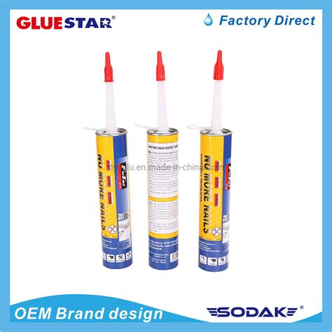 Acetoxy Acetic General Purpose Silicone Sealant Clear Liquid Adhesive