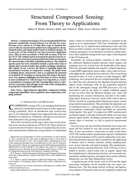 structured compressed sensing from theory to applications pdf matrix mathematics vector