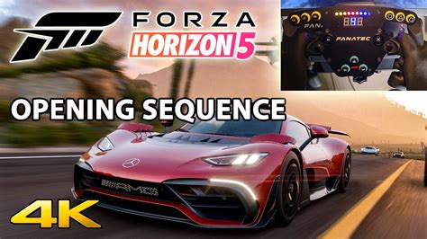 Forza Horizon 5 Opening Sequence Wheel Gameplay 4K 60FPS Looks