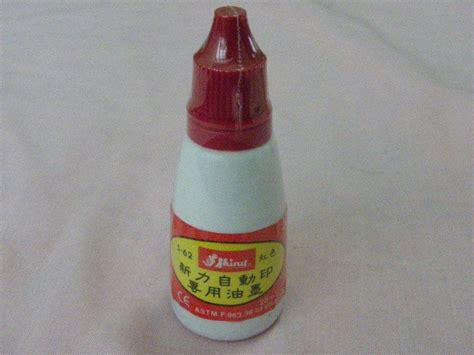 新力牌回墨印章專用印台補充液28ml日期章翻轉章翻跟斗章專用油墨紅色 露天市集 全台最大的網路購物市集