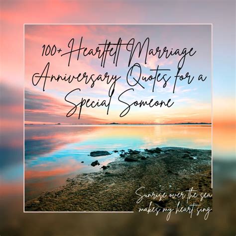 Heartfelt Marriage Anniversary Quotes For A Special Someone