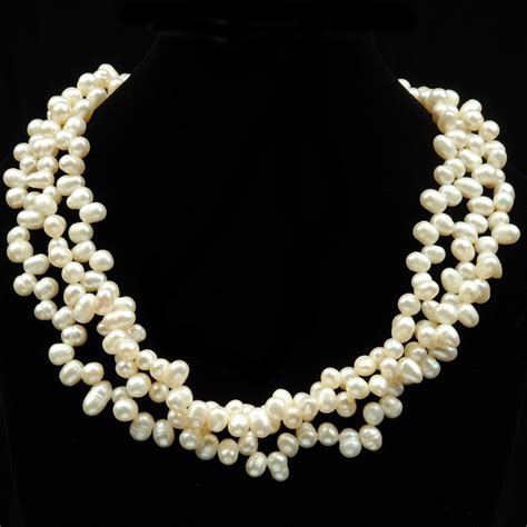 Unique Fashion Mm White Freshwater Cultured Pearl Women S Multi