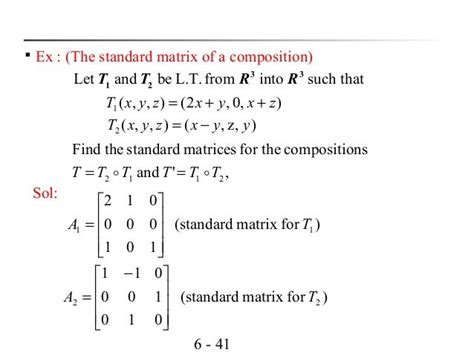linear transformation ppt