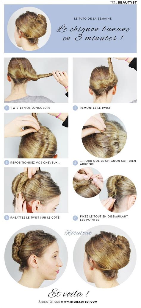 10 tutos de chignons faciles à faire Good hair day Diy hairstyles