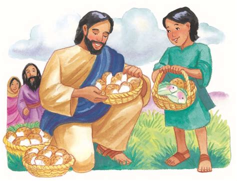 Jezus cud mnożenie puzzle online