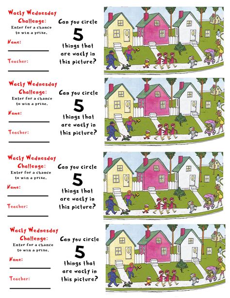 Wacky Wednesday Printables Printable Word Searches