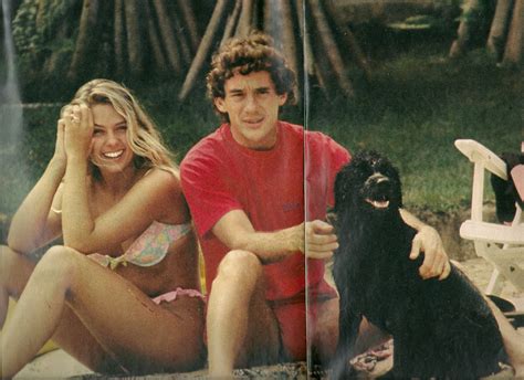 Ayrton Senna Senna Descobriu Adriane No GP Do Brasil