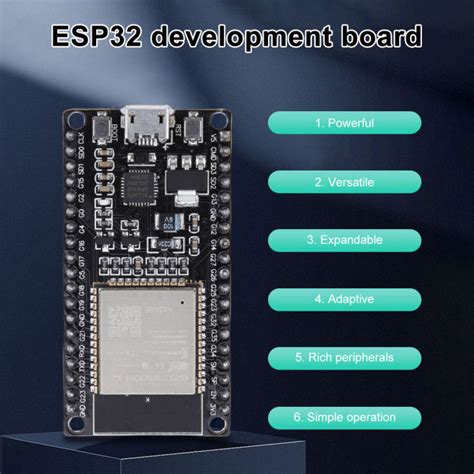 ESP WROOM 32 Development Board Dual Core CPU ESP32 Development Board