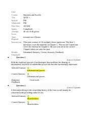 BUS 475 QUIZ 1 Cours Hero Docx User Course Test Started Submitted Due