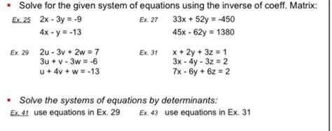solved determine the values of the literal number ex 1
