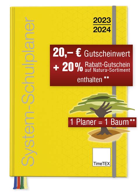 TimeTEX System Schulplaner A4 Plus Gelb 2023 2024 TimeTEX