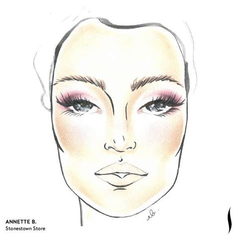 Makeup Look Makeup Face Charts Makeup Charts Face Chart