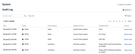 Audit In Jira How To Get Jira Audit Log And Issue Atlassian Community