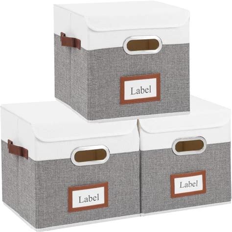 Yawinhe Lot De Bo Te De Rangement Paniers De Rangement Pliables Avec