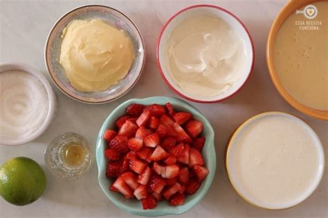 Sorvete De Morango E Cream Cheese Essa Receita Funciona
