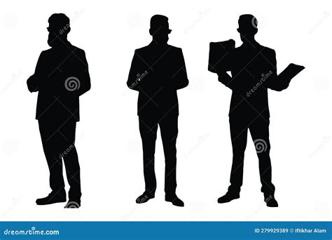 Male Lawyers And Counselors With Anonymous Faces Male Businessman