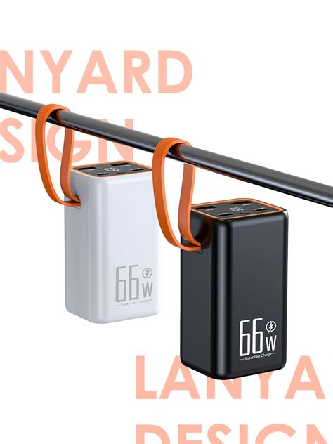60000mAh 66W PD Fast Charger Powerbank Full Capacity 4 USB Ports Fast