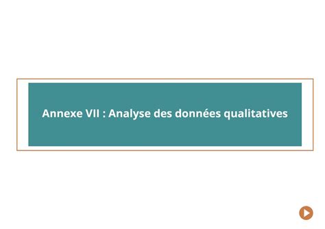 Calaméo Annexe VII Analyse Des Données Qualitatives