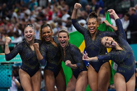 Por 0 234 ginástica feminina do Brasil conquista medalha inédita