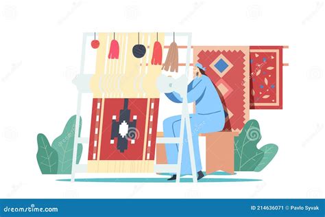 Handloom Cartoons Illustrations Vector Stock Images Pictures To