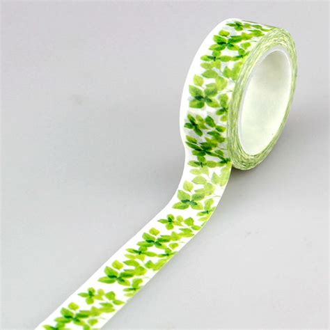 2017 Nuevo 10 unids lote Kawaii decorativo hojas de rábano verde Washi