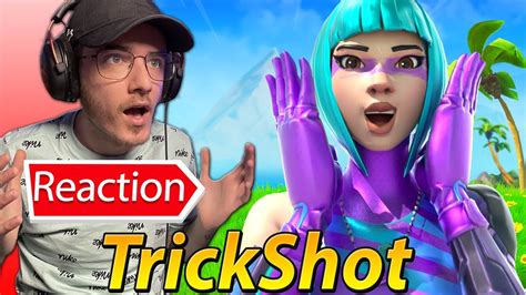 Je RÉAGIS a VOS PREMIERS TRICKSHOTS en CHAPITRE 3 sur FORTNITE