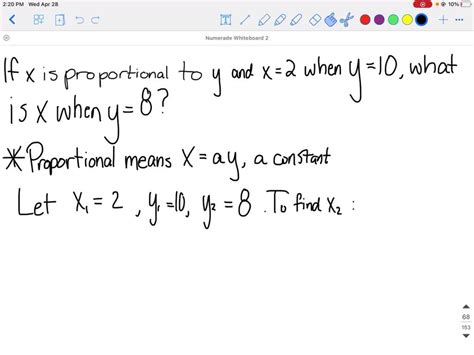 solved if x is 8 and y is 4 what is the proportional y to x 3 2