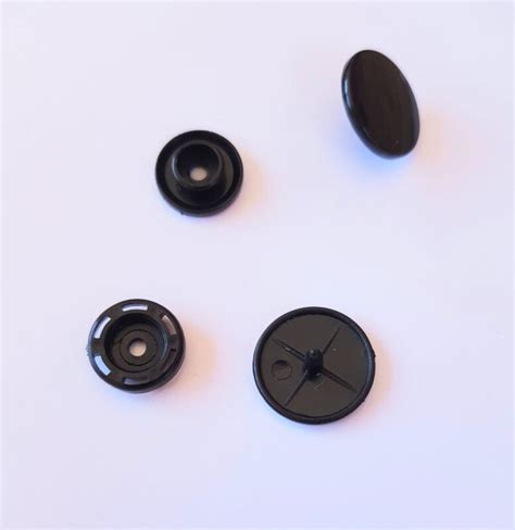 Broches Pl Sticos A Presi N Mm X Negros Andrea Distribuidora