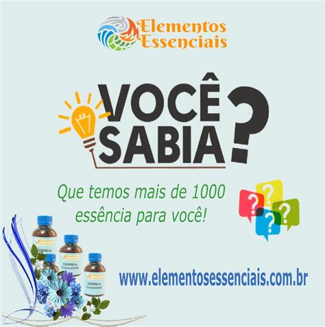 A Essenciaiselementos Tem Mais De Fragr Ncias De Ess Ncias Para