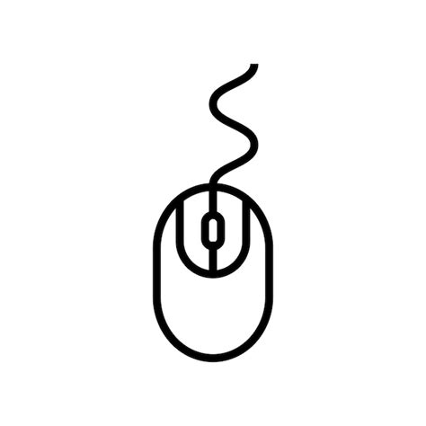 Premium Vector Computer Mouse Icon Vector Design Template