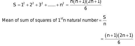 7 find the mean of squares of first n natural numbers