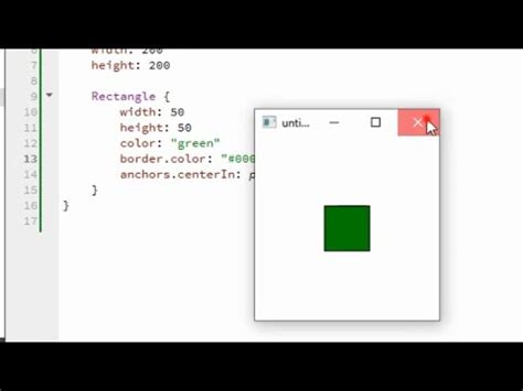 QML QT Rectangle YouTube