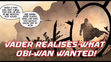 VADER REALISES WHAT LUKE MEANS TO OBI WAN CANON YouTube