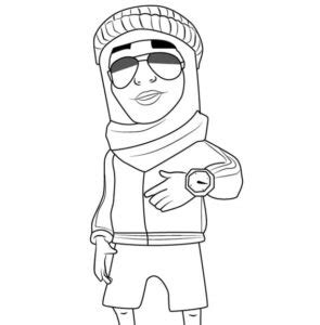 Desenhos De Subway Surfers Para Imprimir E Colorir