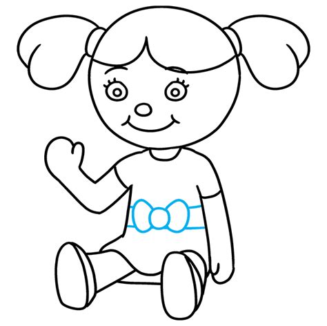 How To Draw A Doll Really Easy Drawing Tutorial