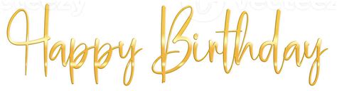 Happy Birthday Letras Doradas Png Transparente Stickpng Images And