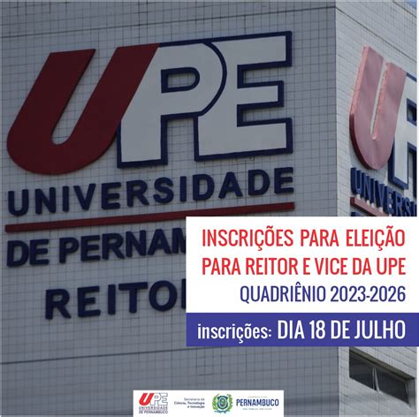 Começam no dia 18 de julho de 2022 as inscrições de chapa do processo