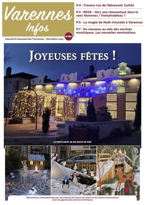 Varennes infos Décembre 2023 Varennes