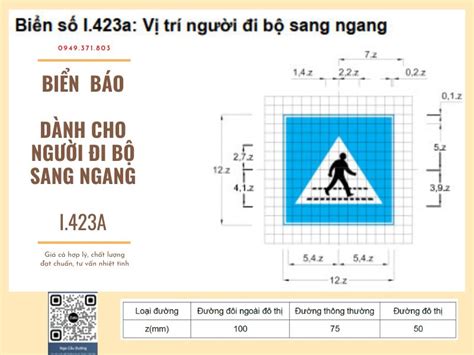 Cung cấp và thi công Biển Báo Dành Cho Người Đi Bộ Sang Ngang trên toà