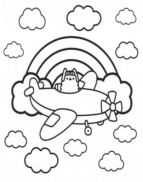Pusheen Syrena Kolorowanka Dla Dzieci