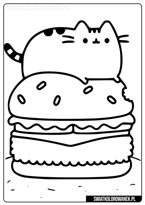 Kolorowanki Pusheen Dla Dzieci Darmowe Kolorowanki Do Druku