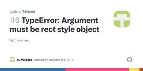 TypeError Argument Must Be Rect Style Object Issue 6 Geek Ai