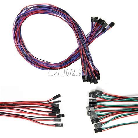 Generic 3PIN 10PCS 1 2 5 10PCS 70cm 2Pin 3Pin 4Pin Female To Female