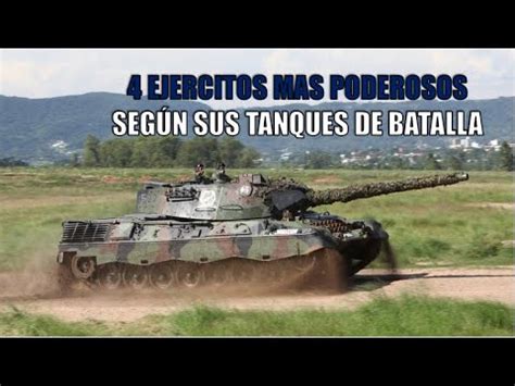 4 ejércitos mas poderosos de América Latina según sus tanques de