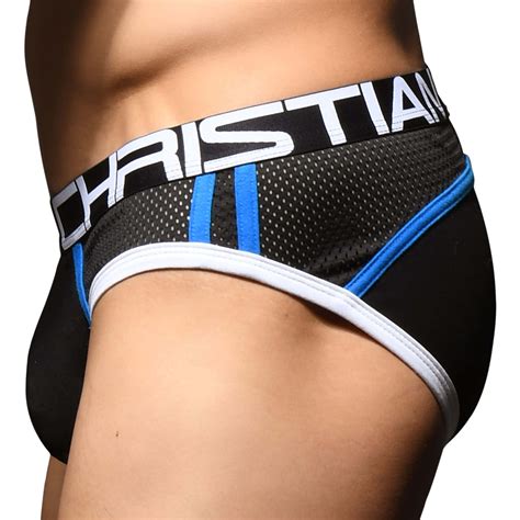 Andrew Christian Show It Sports Mesh Briefs Black Inderwear